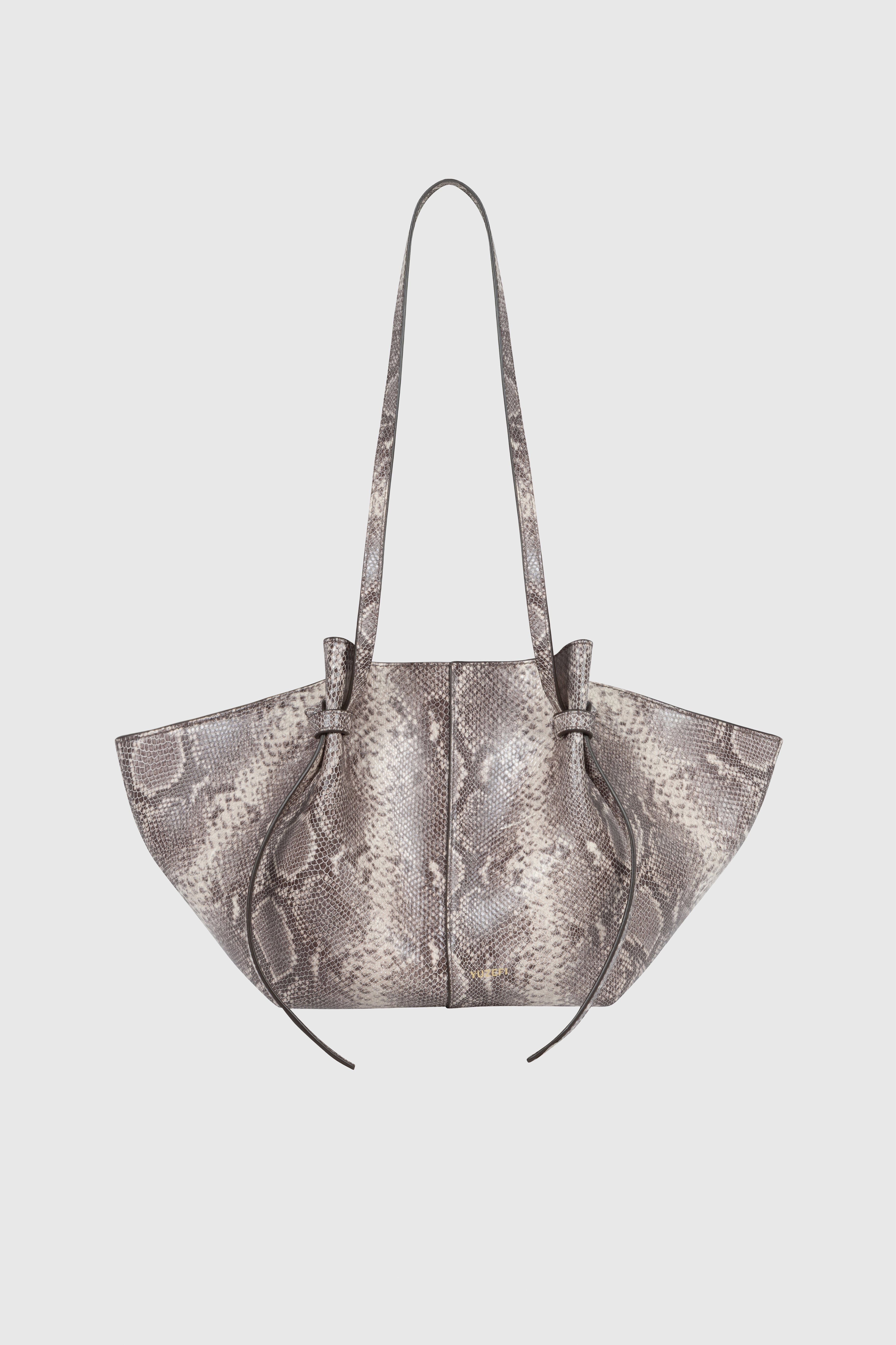 MOCHI - EMBOSSED ASH SNAKE COWHIDE LEATHER – Yuzefi